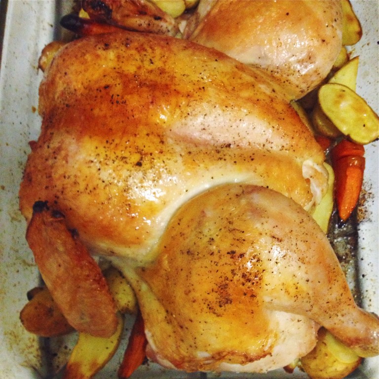 Spatchcocked Flat-Roasted Chicken | Figsinmybelly